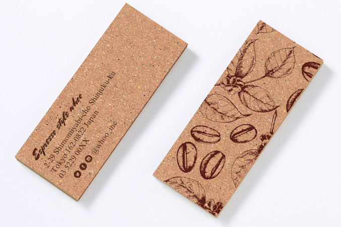 Cafe Stamp Card_Organic_kr | カスタムデザイン名刺 whoo