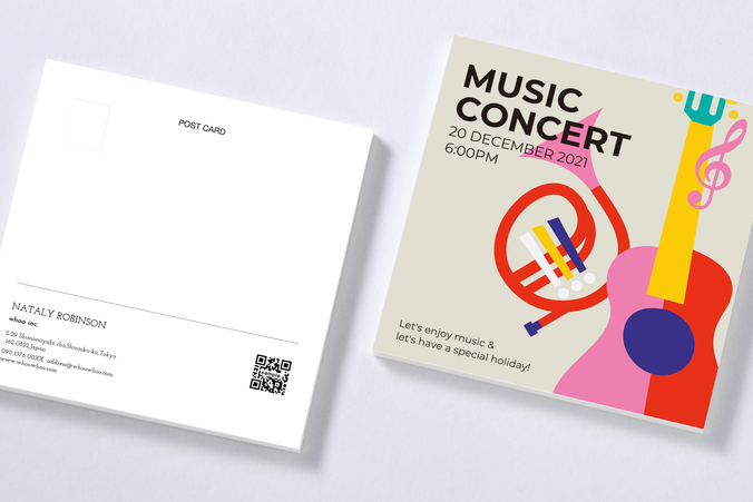 Music Concert | カスタムデザイン名刺 whoo
