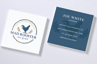 Mad Rooster | カスタムデザイン名刺 whoo
